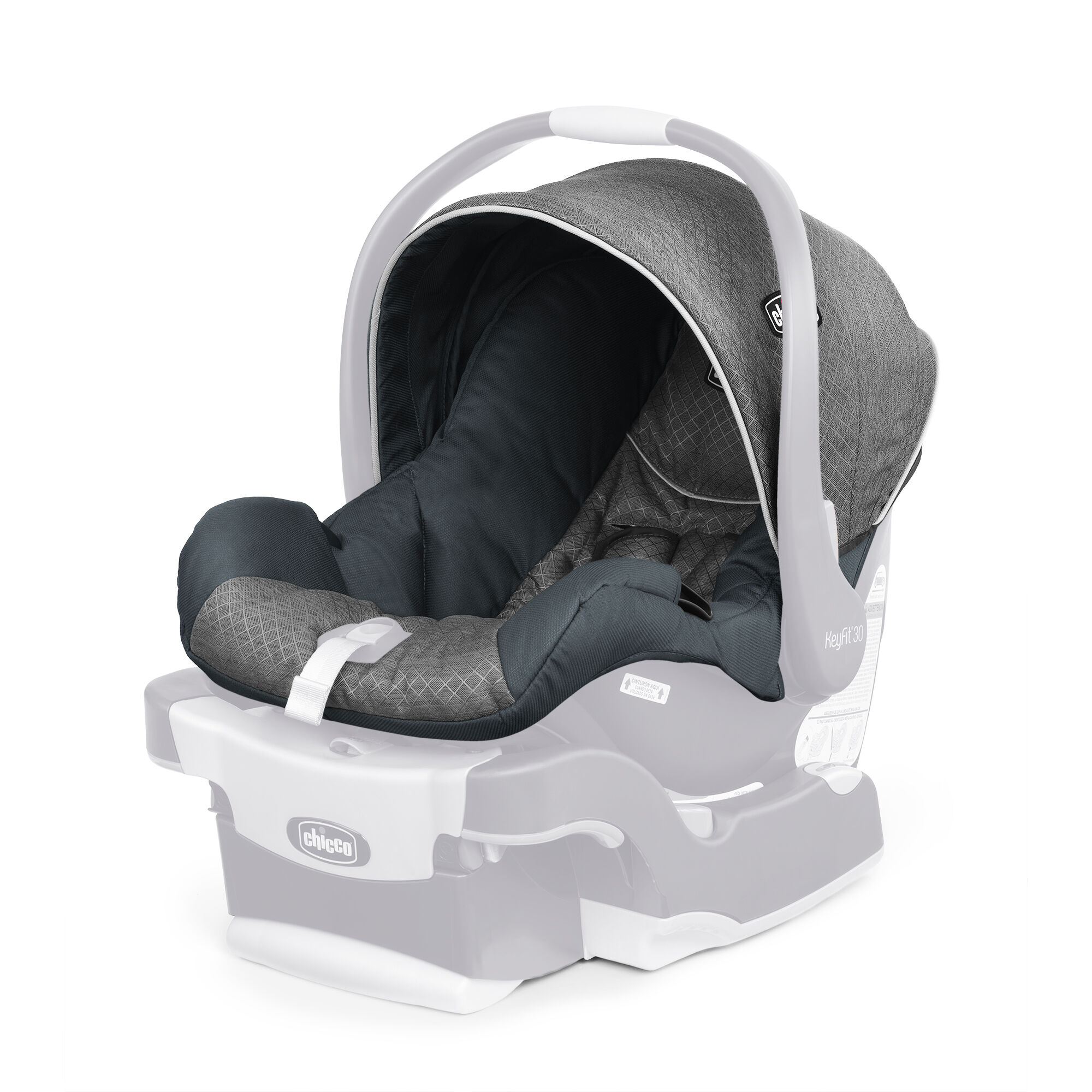 Chicco KeyFit 30 Seat Cover Canopy and Pads Poetic