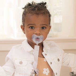 PhysioForma Luxe Orthodontic Silicone Pacifier – Crystal 16-24m (2pc ...