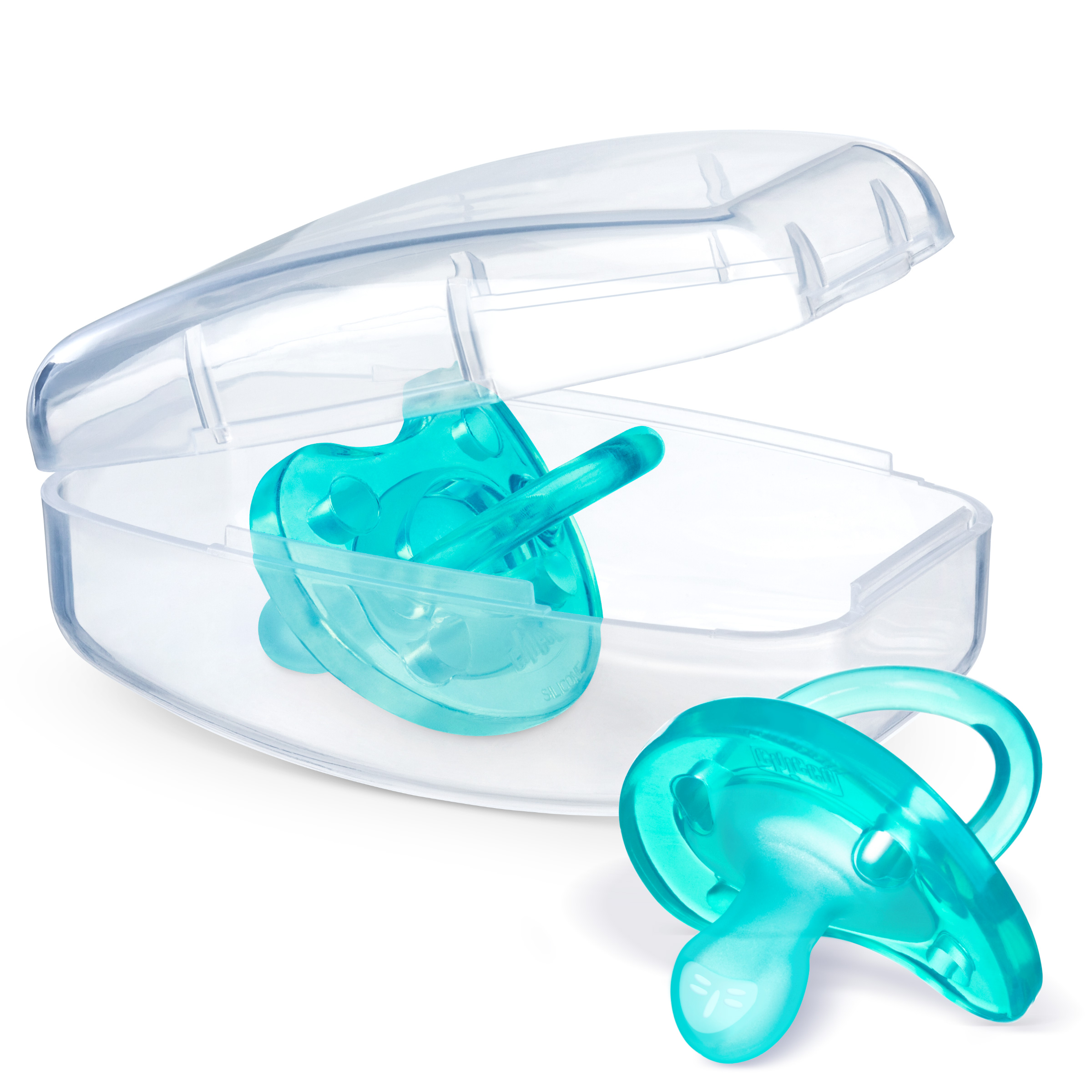 PhysioForma Soft Silicone Pacifier - Teal 0-6m (2pc)