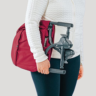 Caddy Portable Hook-On High Chair - Red | Chicco