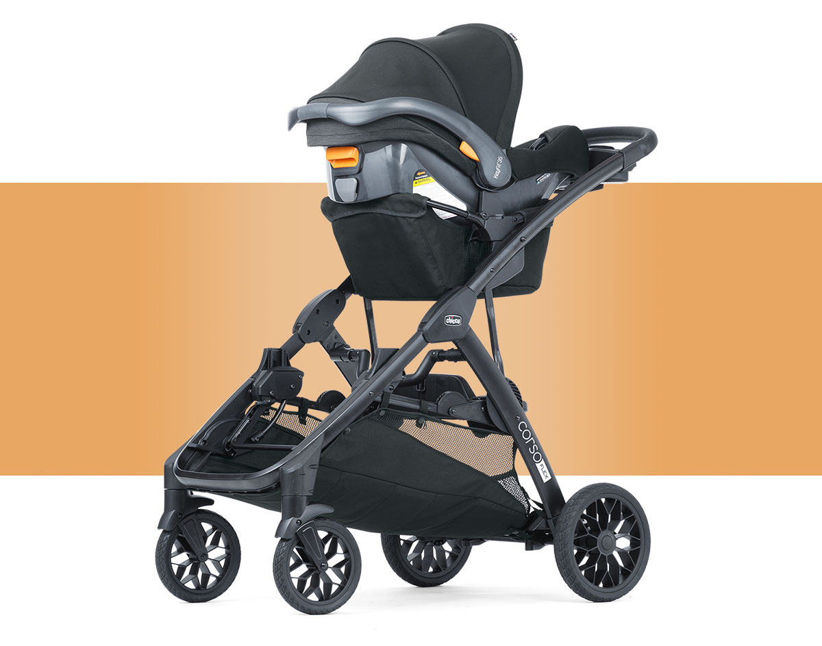 Corso Flex Convertible Stroller Travel System Bundle | Chicco