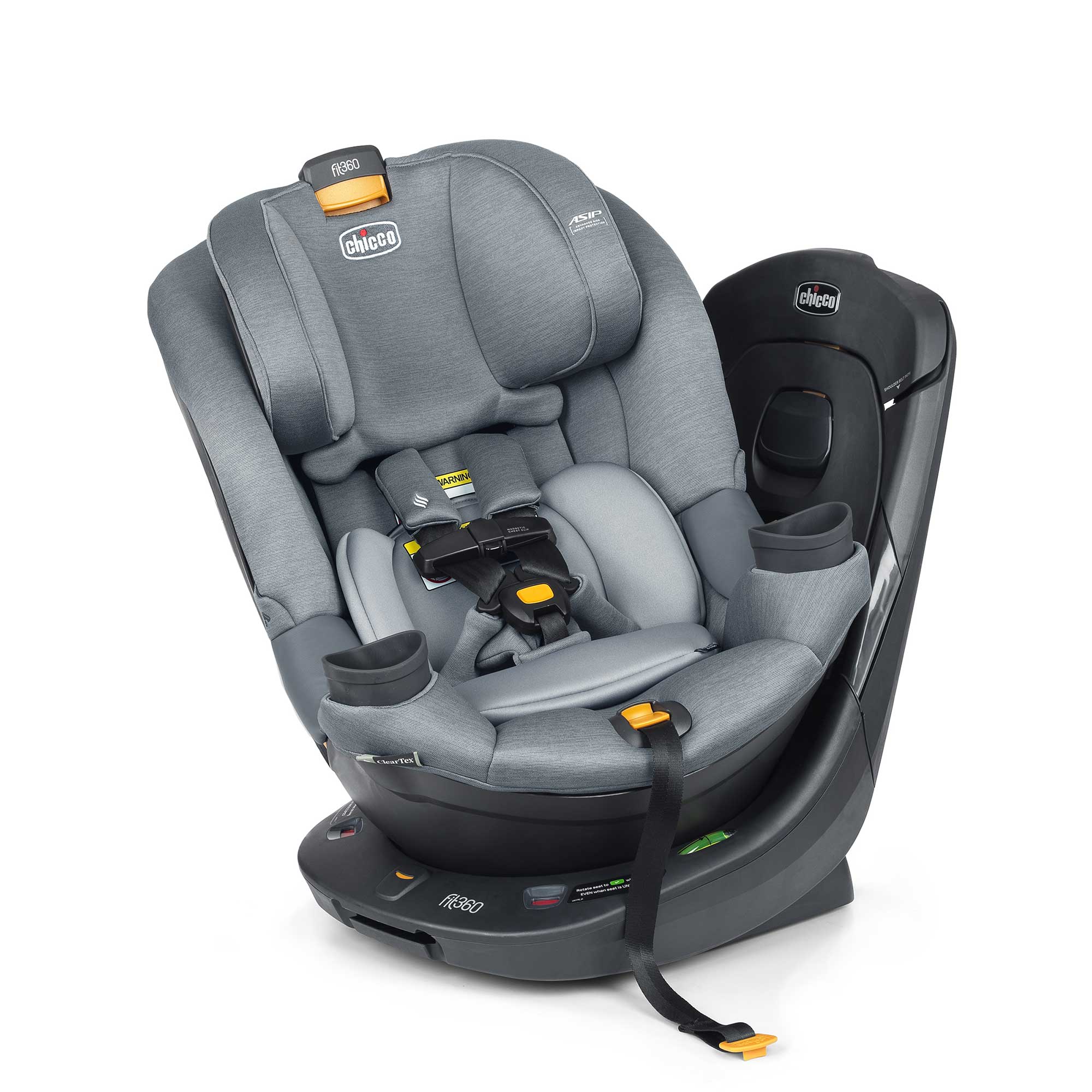 Fit360 ClearTex Rotating Convertible Car Seat - Titanium | Chicco