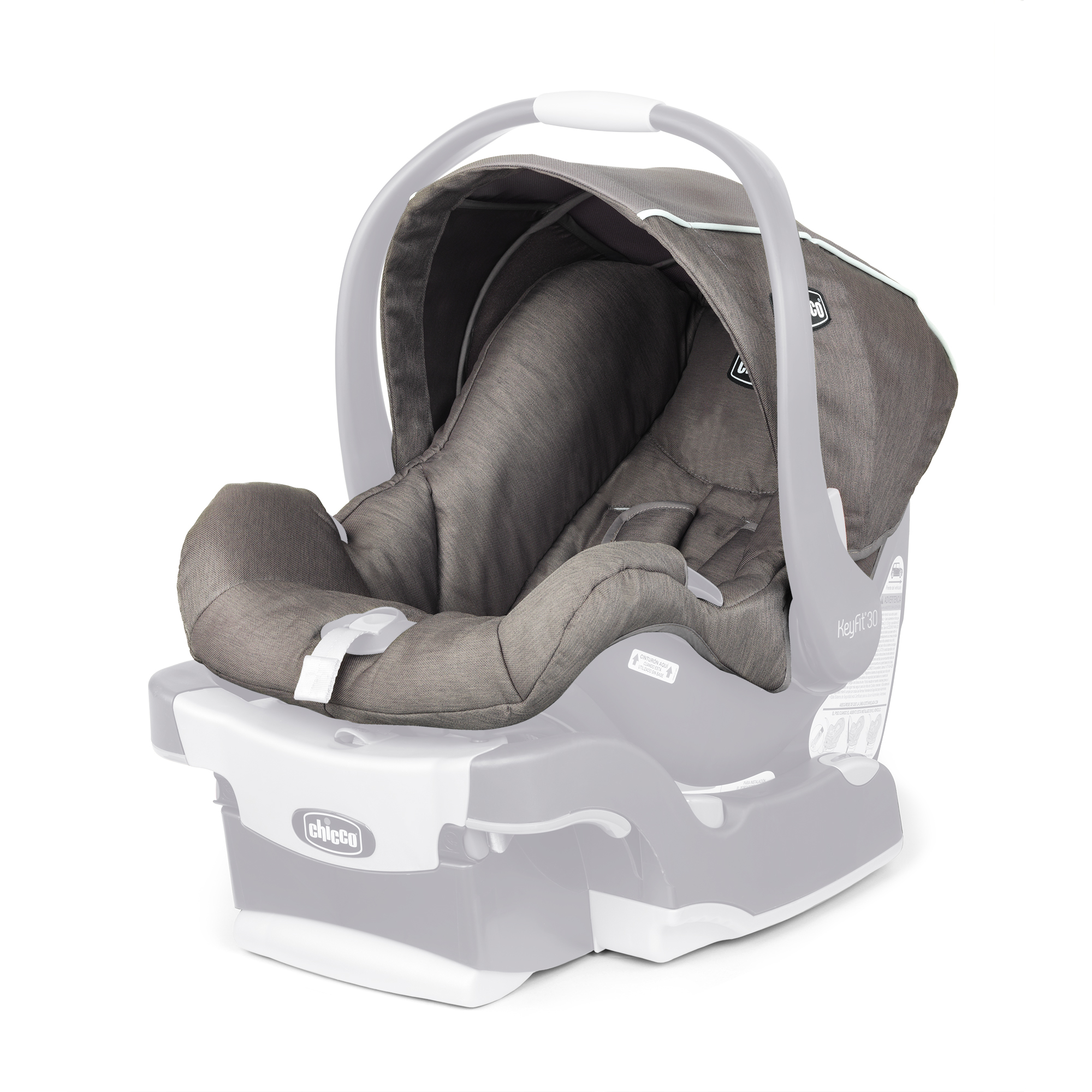 Chicco KeyFit 30 Seat Cover, Canopy and Pads - Birch