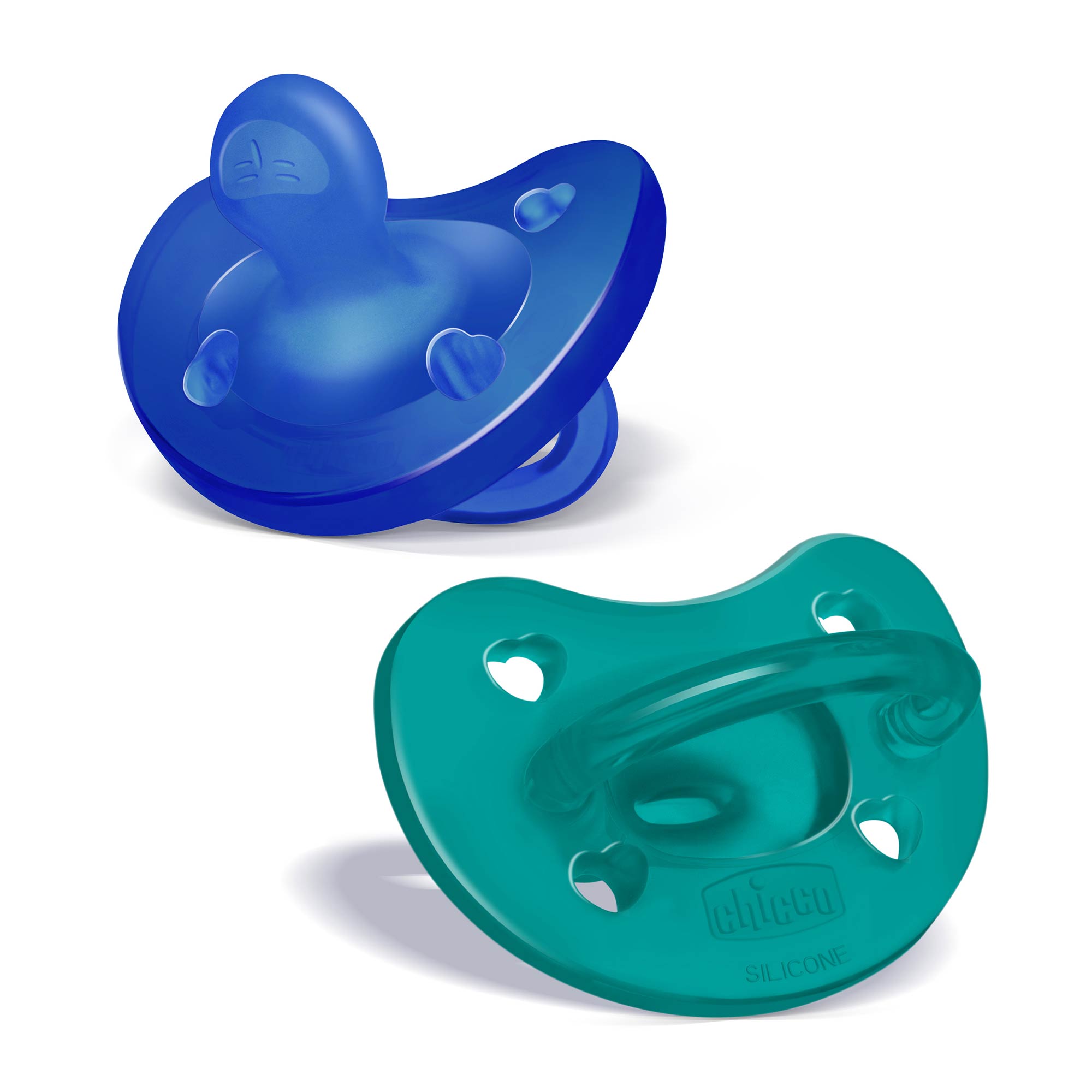 PhysioForma Orthodontic Silicone Pacifier - Dark Blue/Green 16-24m (2pc ...
